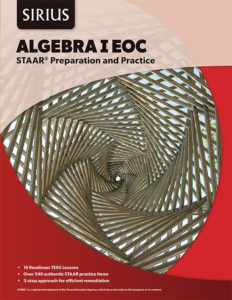 Algebra I EOC: STAAR Preparation and Practice (Student Edition ...
